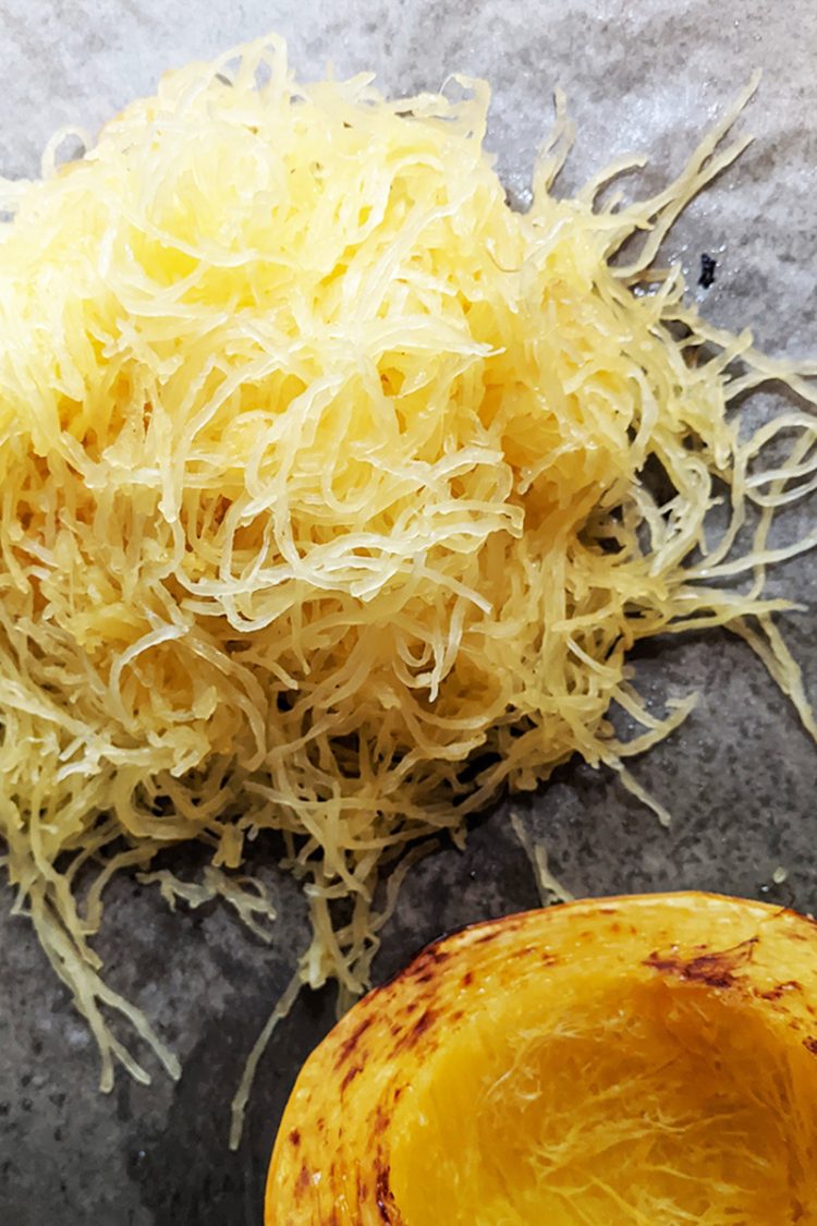 Simple Roasted Spaghetti Squash with Coconut Oil | The Open Cookbook