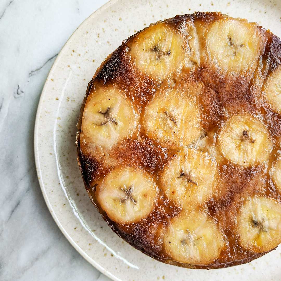 Caramelized Banana Upside Down Cake (AIP & Vegan) | The Open Cookbook